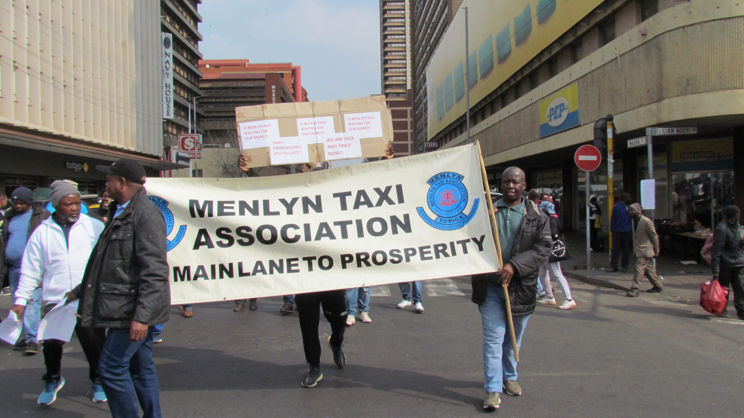 MENLYN TAXI ASSOCIATION DEMANDS OVERDUE PAYMENTS FROM CITY OF TSHWANE ...