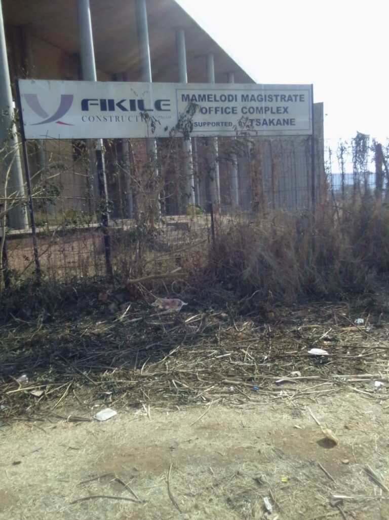 FIKILE CONSTRUCTION FIRED AS CONTRACTOR OF ILL-FATED MAMELODI EAST ...