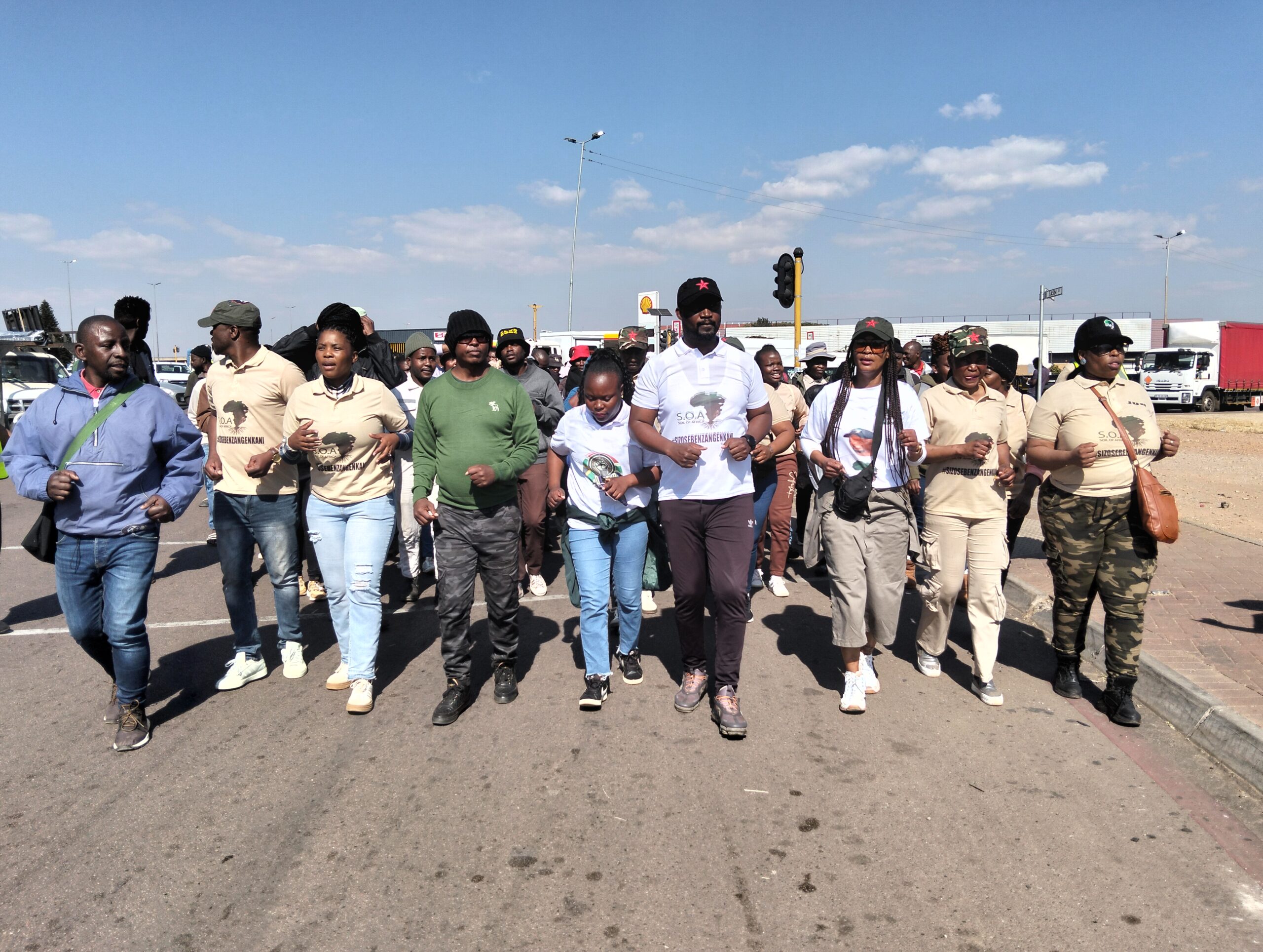 SOIL OF AFRICA IMPLEMENT SIZOSEBENZA NGENKANI CAMPAIGN IN MAMELODI ...